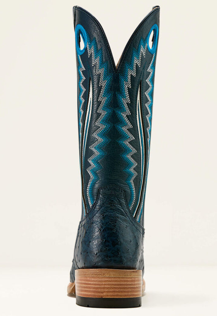Ariat Men’s Futurity Outlaw Blue Full Quill Ostrich Boot – Horse Creek ...