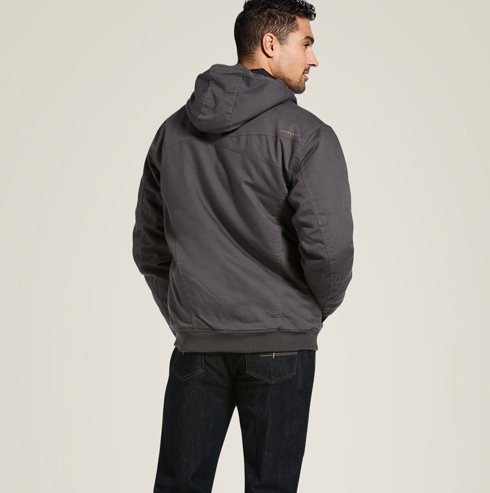Ariat Men’s Rebar Duracanvas Jacket-Gray – Horse Creek Outfitters