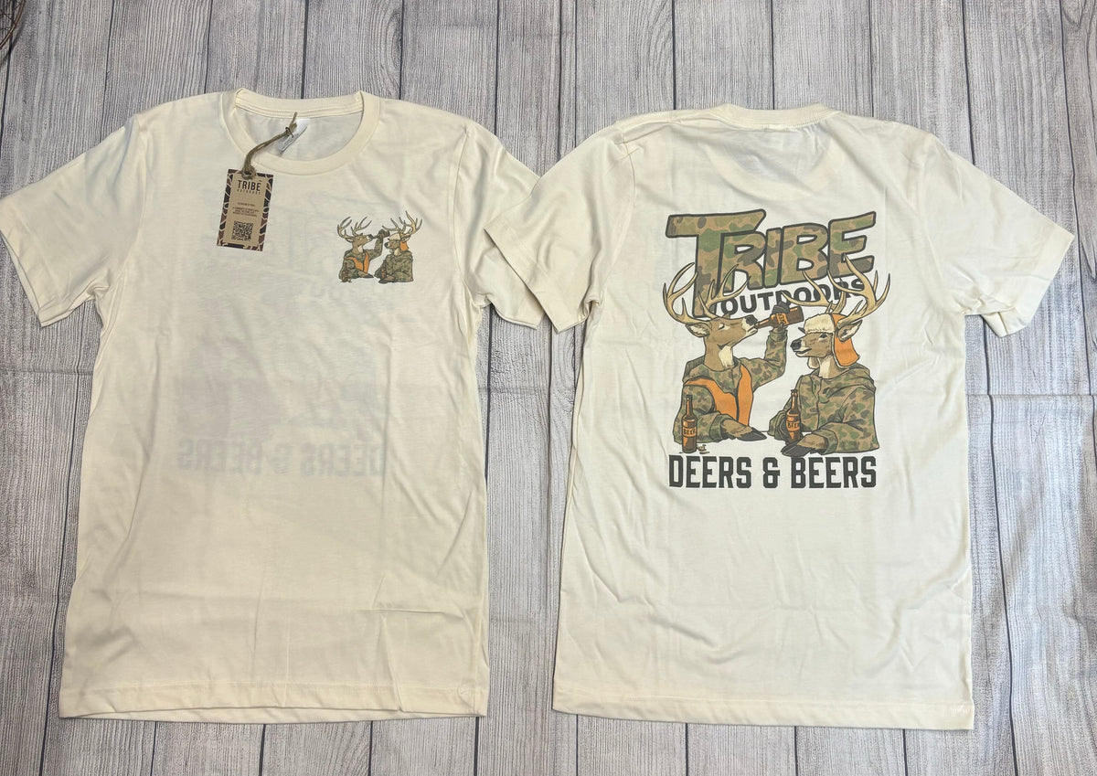 Tribe Outdoors Deer’s and Beer’s Tee – Horse Creek Outfitters