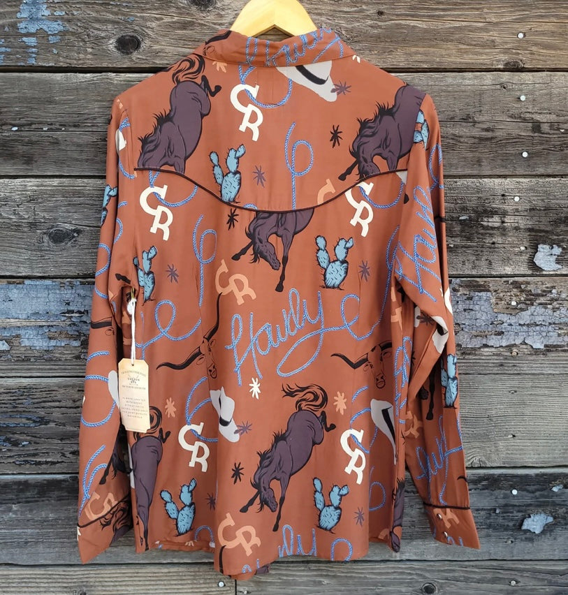 Western Howdy Print Shirt – Horse Creek Outfitters