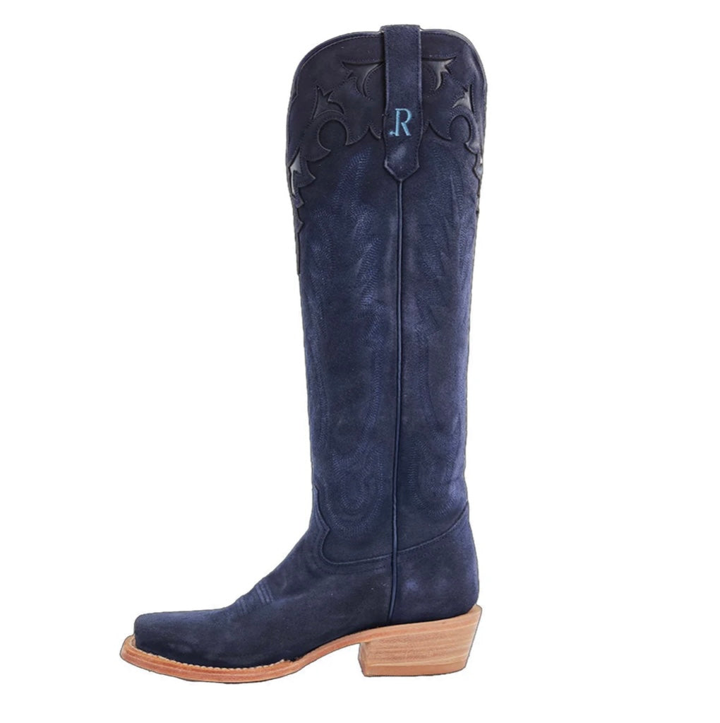 R. Watson Women’s Midnight Blue Rough Out Boot – Horse Creek Outfitters