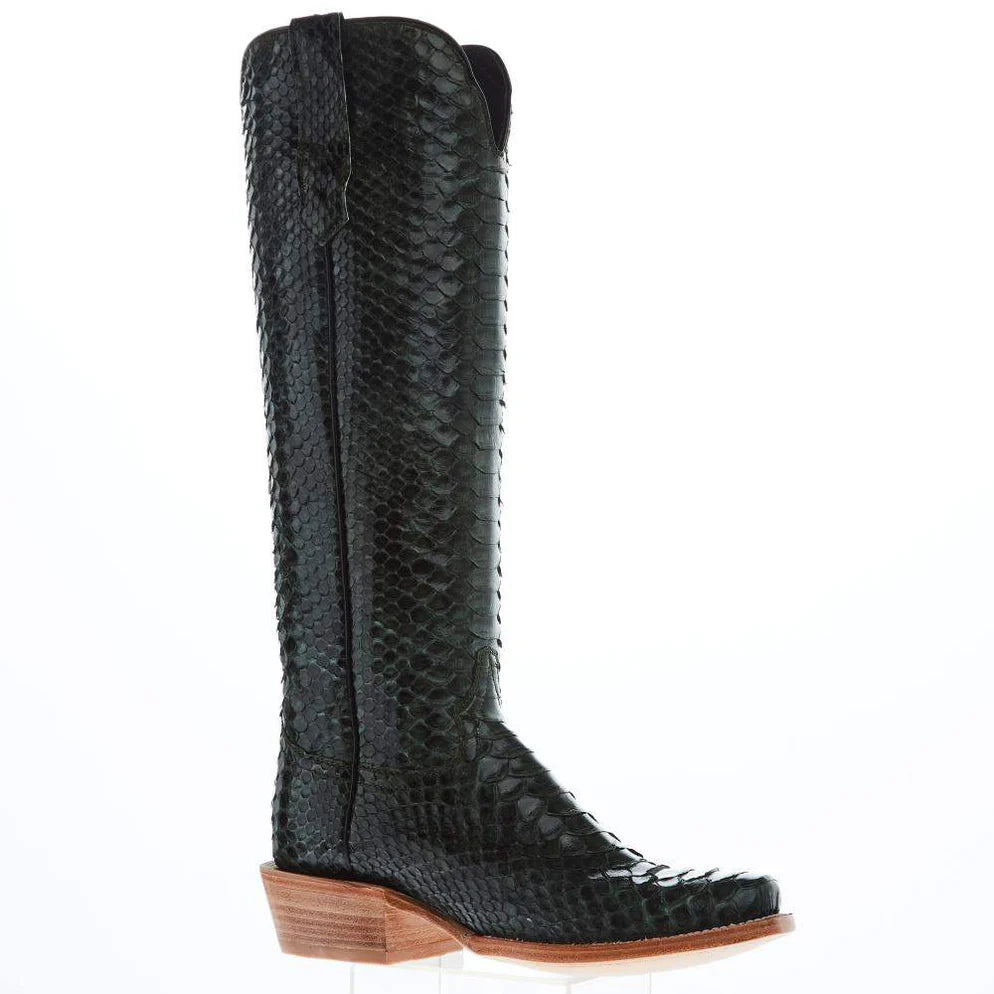 R. Watson Women’s Dark Green Python Boot – Horse Creek Outfitters