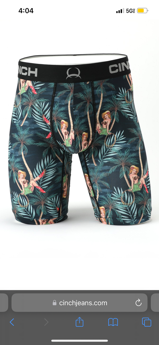 Cinch Men’s 9” Pin Up Boxers – Horse Creek Outfitters