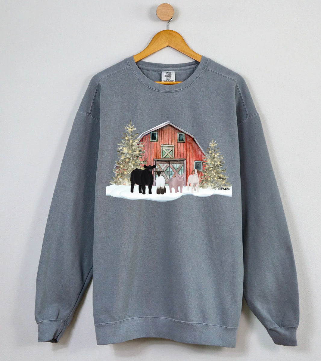 Christmas in the Barn Sweatshirt – Horse Creek Outfitters