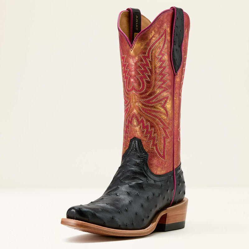 Ariat Women’s Futurity Revival Boot- Black & Red – Horse Creek Outfitters