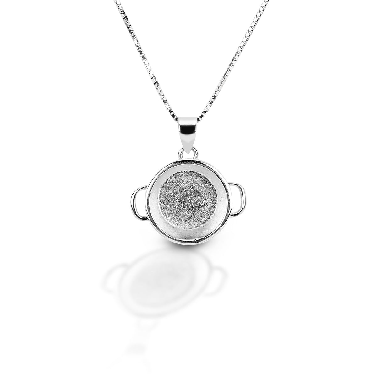 HCO Exclusive Sterling Silver Feed Pan Set Necklace – Horse Creek ...