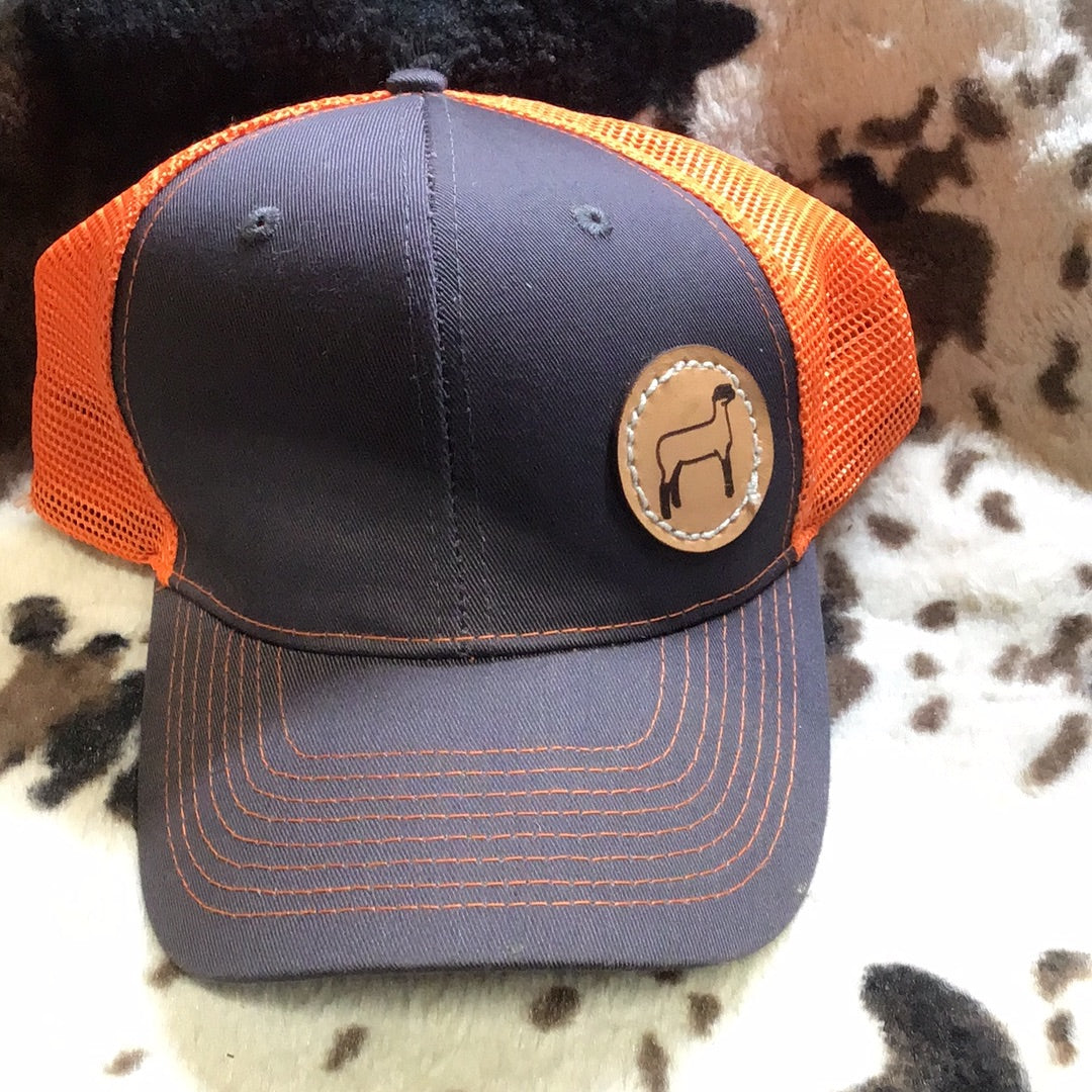 Gray & Orange Sheep Cap – Horse Creek Outfitters